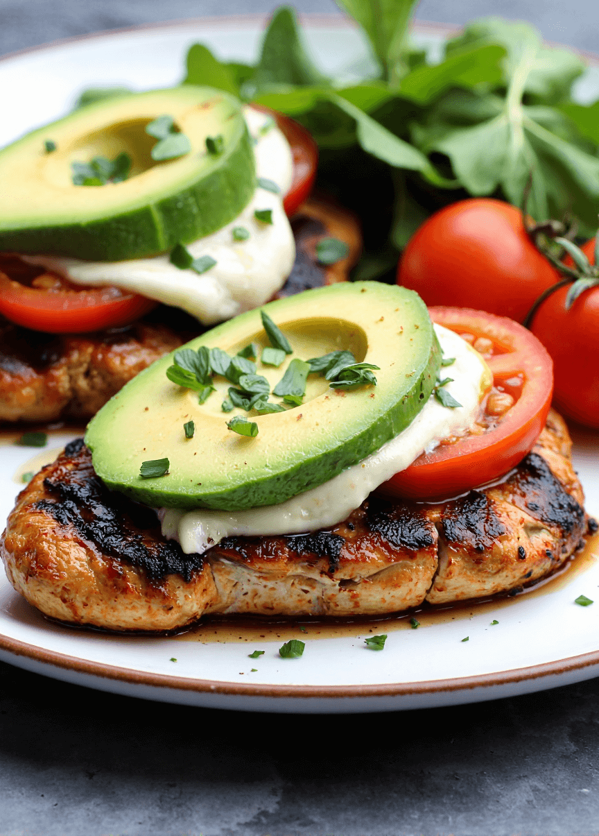 California Grilled Chicken – Juicy Balsamic Chicken with Avocado ...